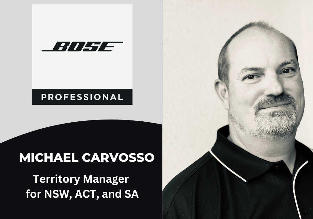 Michael Carvosso Joins Bose Professional ANZ Team | Systems Integration ...
