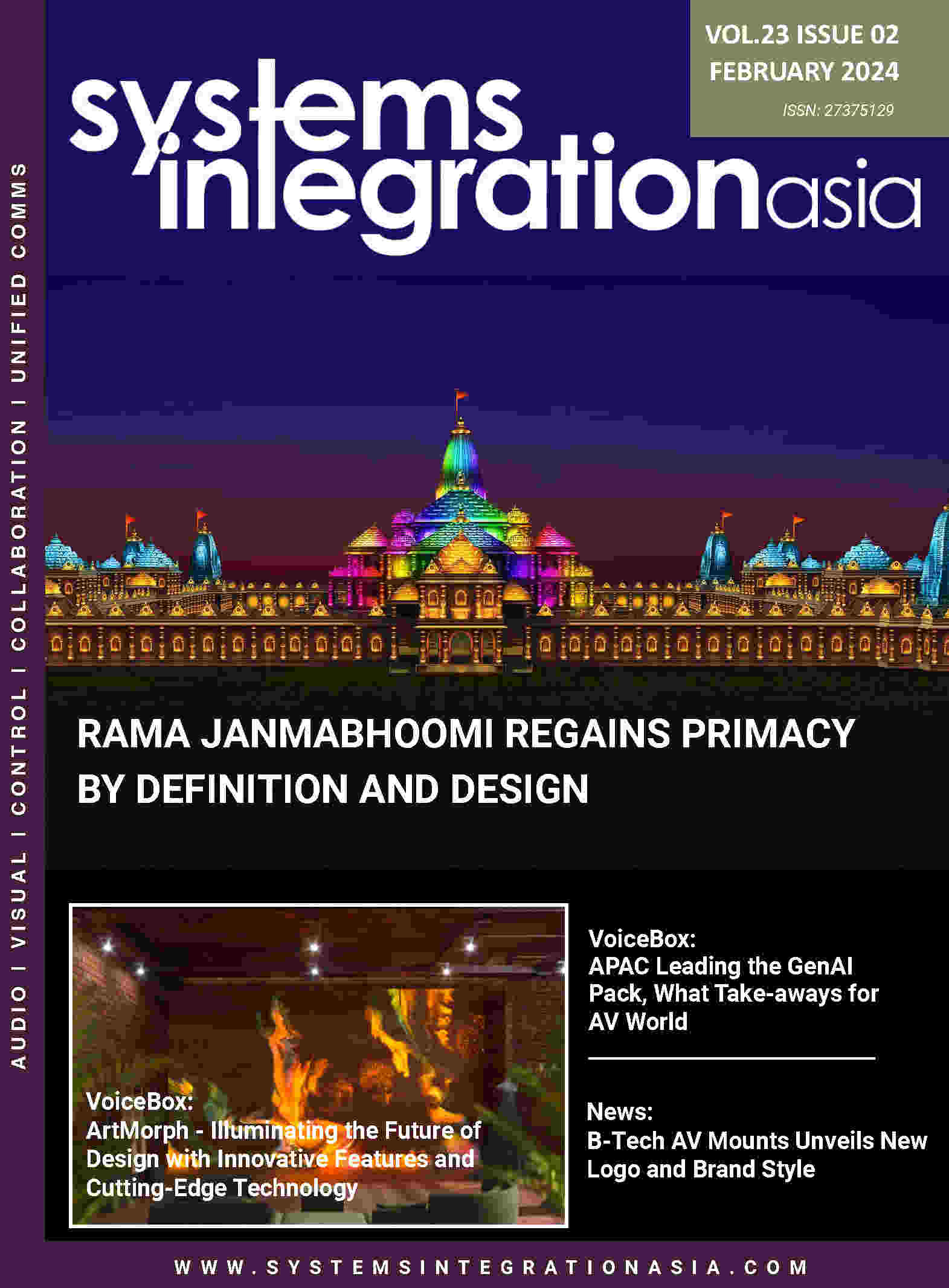 Audio Visual Integration Digital Magazine Asia Singapore