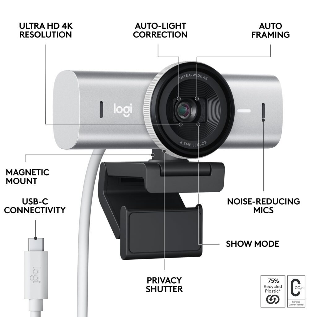 Logitech Launches High-end Webcam MX Brio in India - Systems Integration Asia