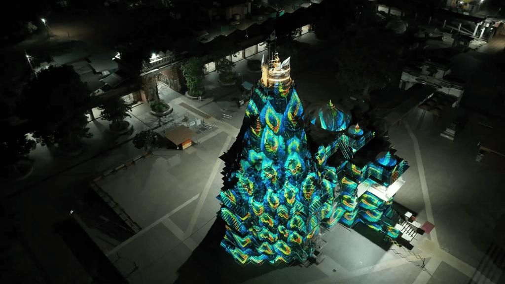 Shamlaji Temple Shines in 3D Projection Mapping - Systems Integration Asia