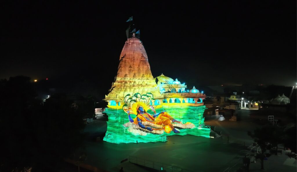 Shamlaji Temple Shines in 3D Projection Mapping - Systems Integration Asia