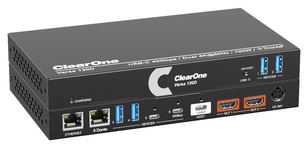 ClearOne’s Big Launches for Meeting Spaces: DIALOG AERO, Versa 120D ...